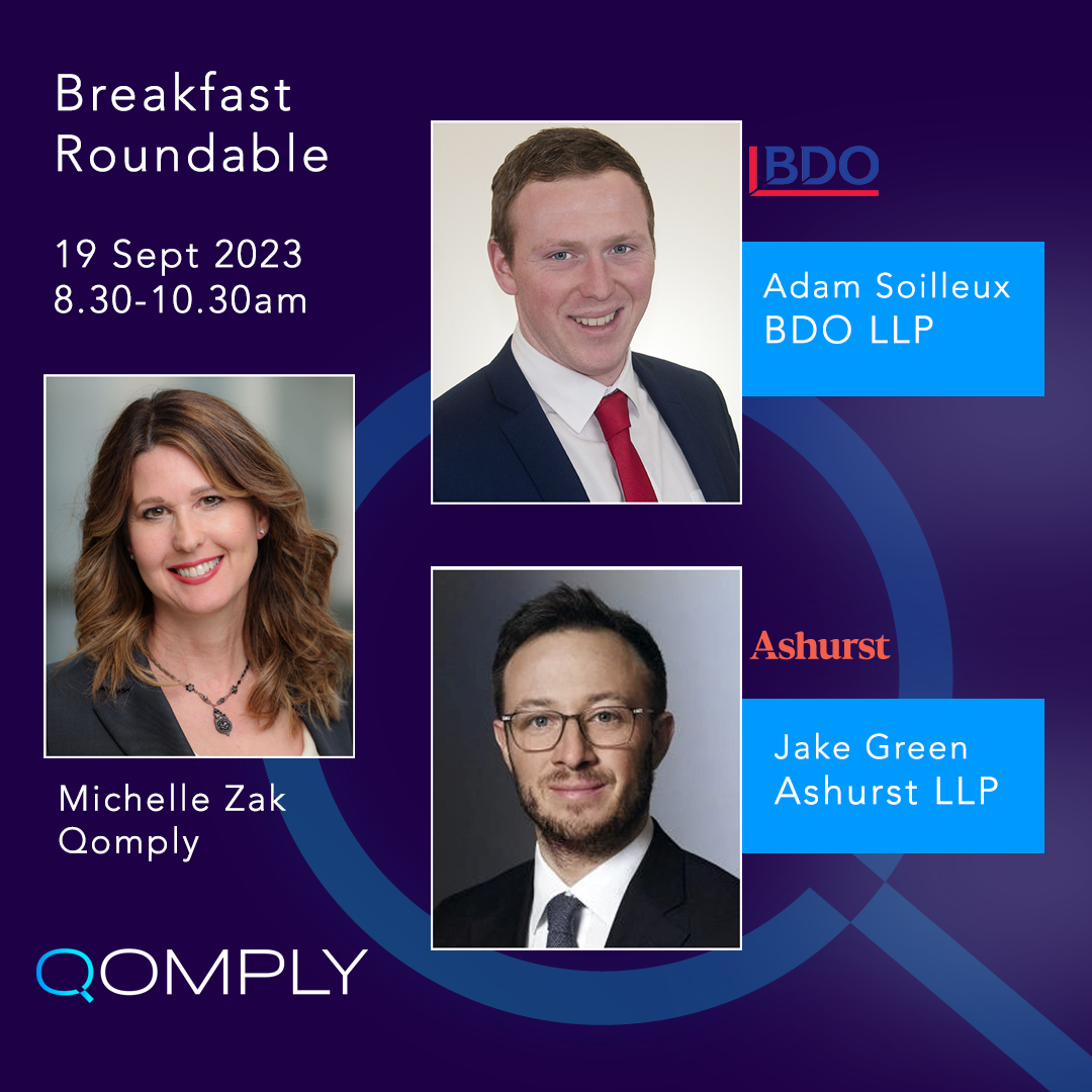 Qomply | Breakfast Roundtable 2023 | City of London