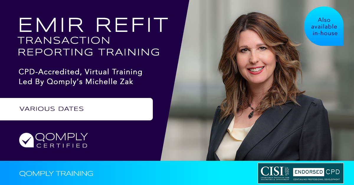 EMIR Refit Reporting Training Course