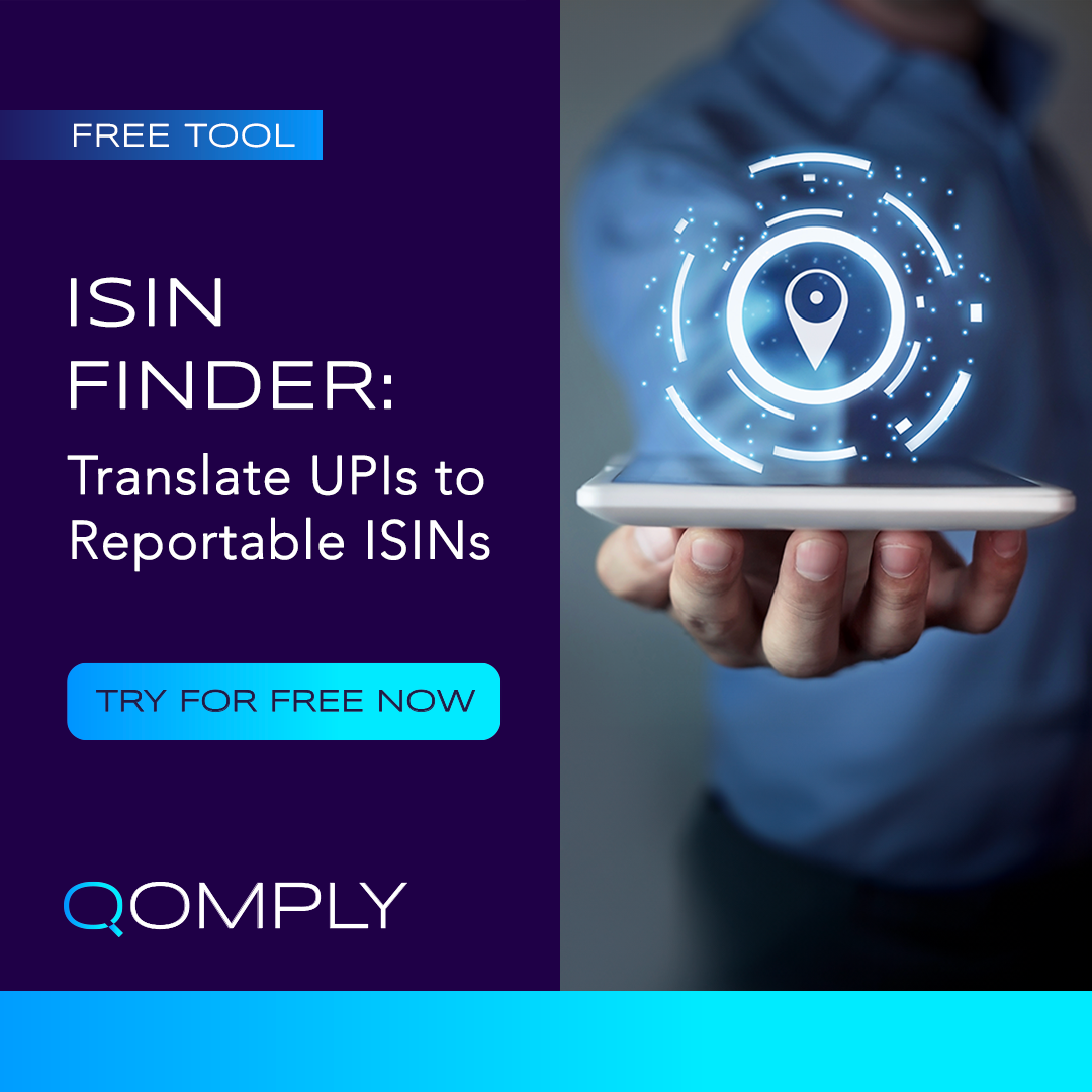 ISIN Finder: Translate UPIs to Reportable ISINs